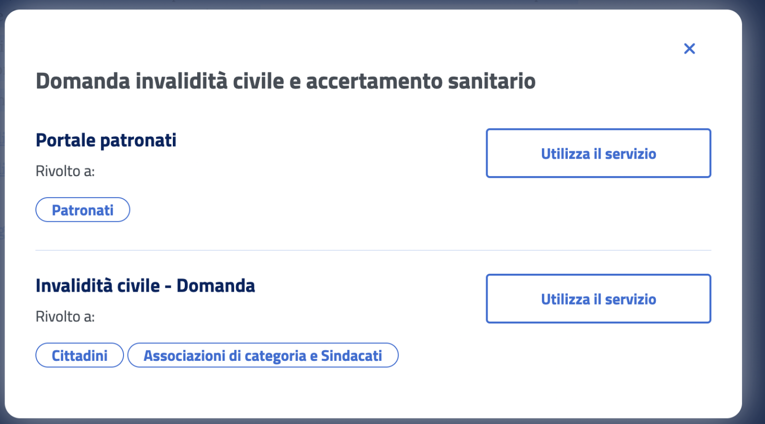 Domanda invalidità civile e accertamento sanitario online