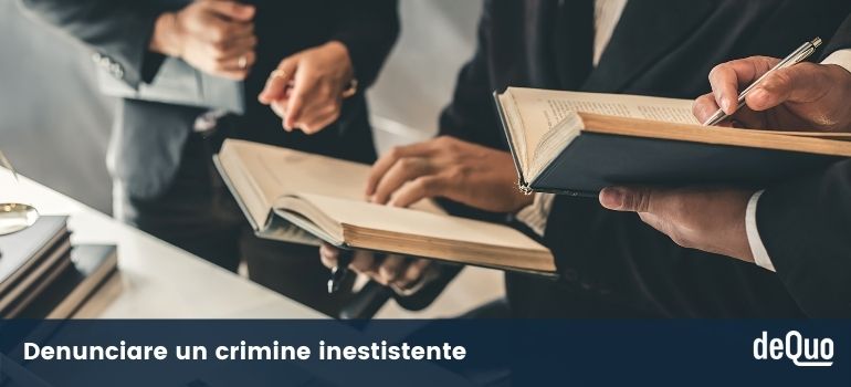 Se denuncio un crimine inesistente commetto un reato?